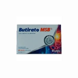 Suplemento Butirato MSB Caps X60 para saúde intestinal